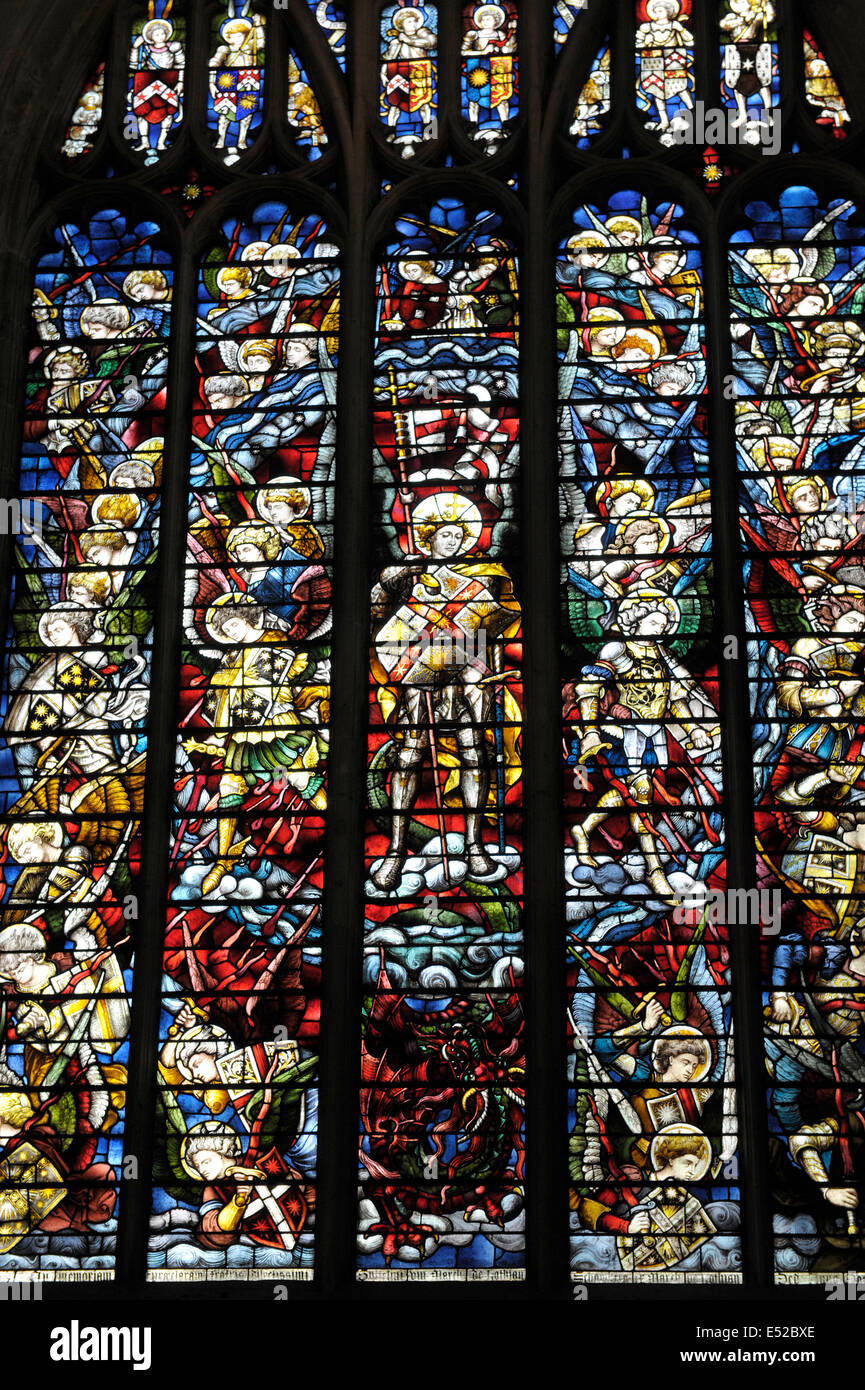 Stained glass christ church oxford hi-res stock photography and images ...