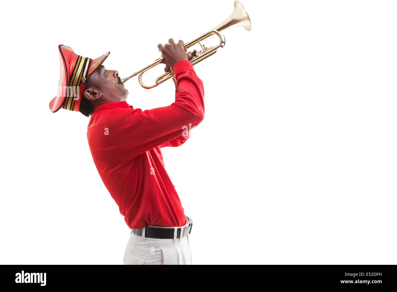 Indian trumpet Cut Out Stock Images & Pictures - Alamy