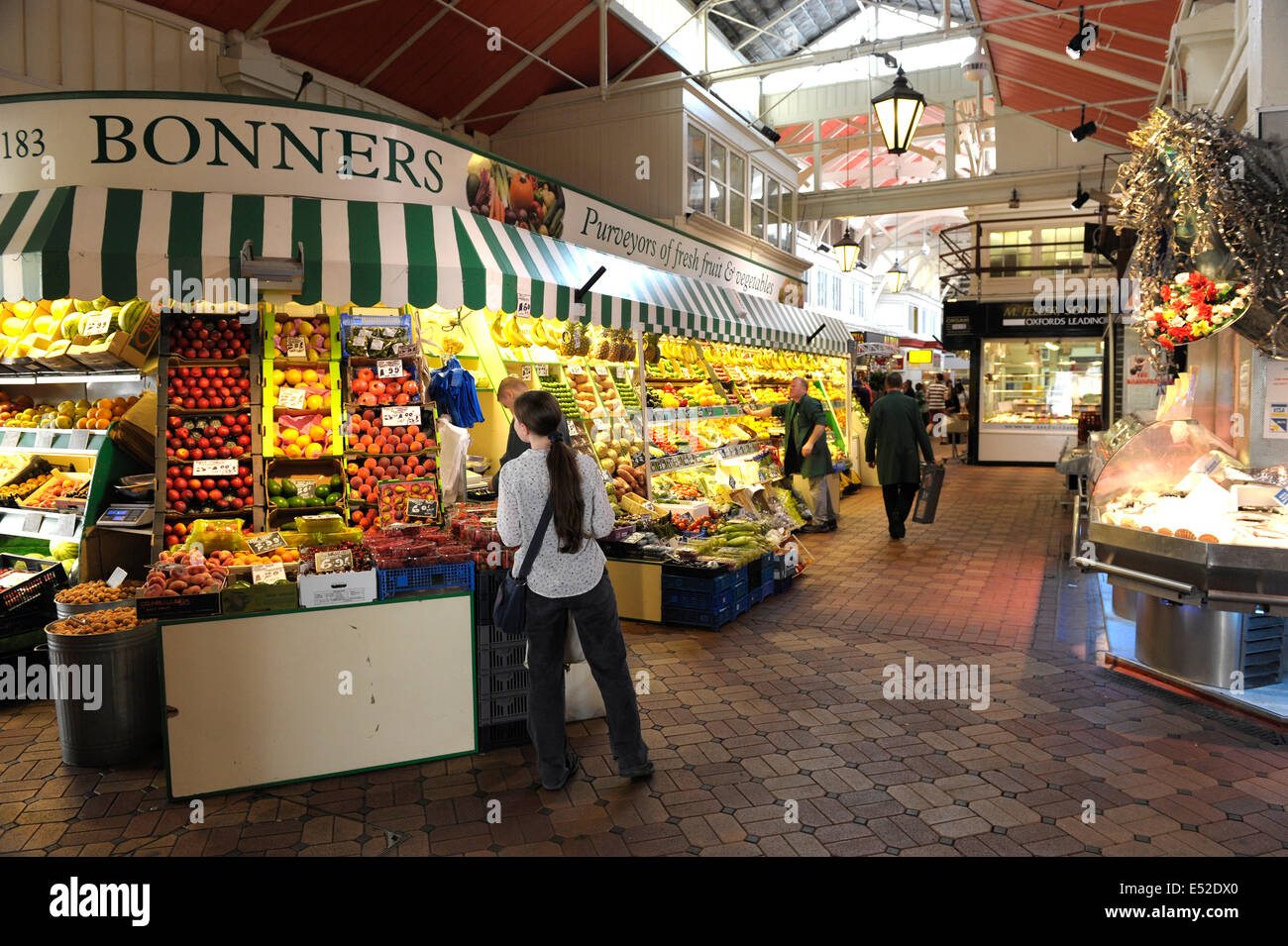 The Covered Market, Oxford, England Stock Photo - Alamy