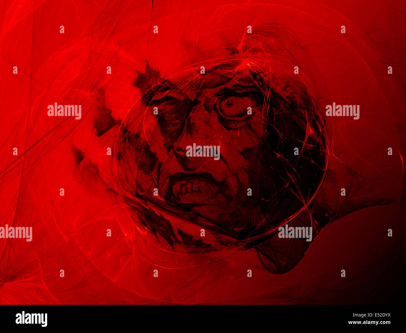Paint of a Vampire. Nice colors over background Stock Photo - Alamy
