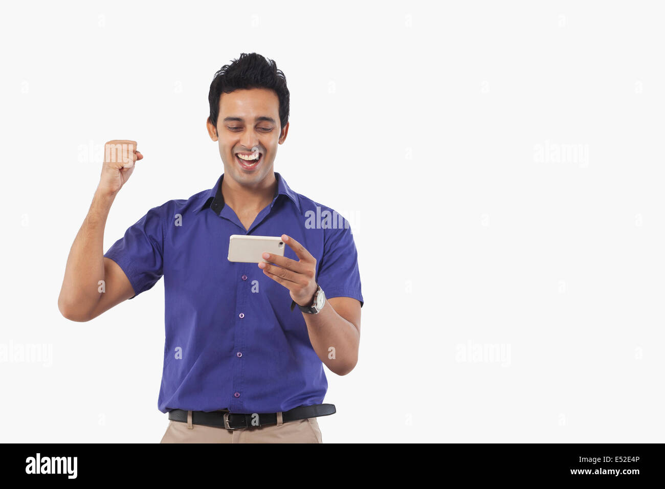 Watching half length Cut Out Stock Images & Pictures - Alamy