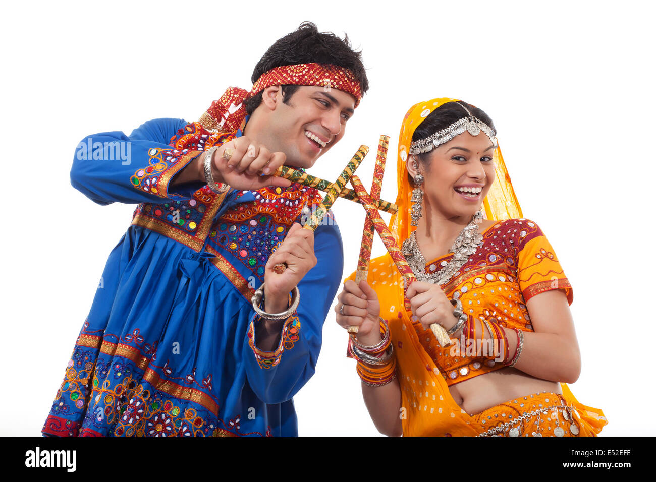 Dandiya Raas Garba Stylish Colorful Dandiya Sticks For Dance,