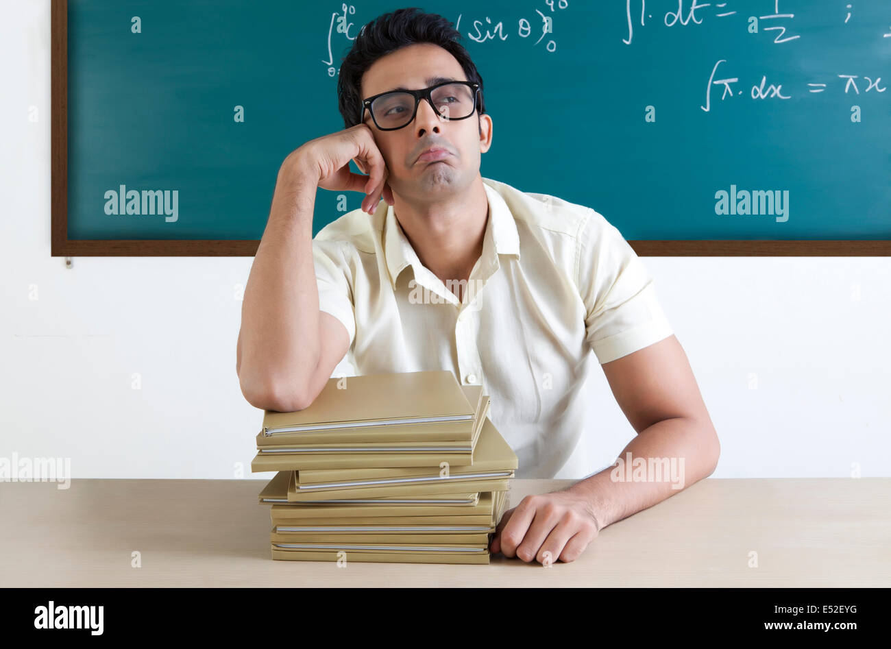 College student looking sad Stock Photo - Alamy