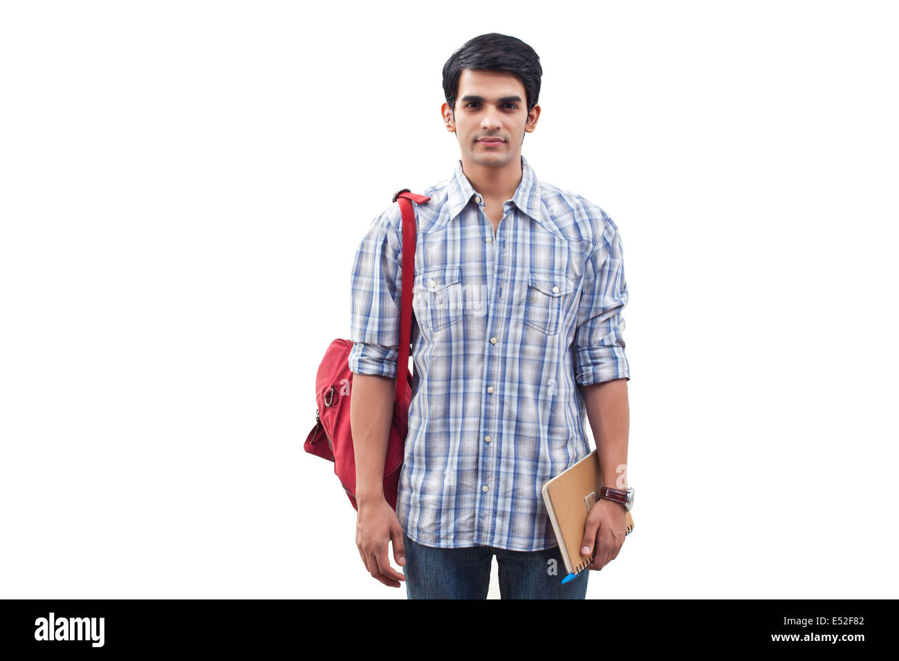 Portrait of a college student Stock Photo - Alamy