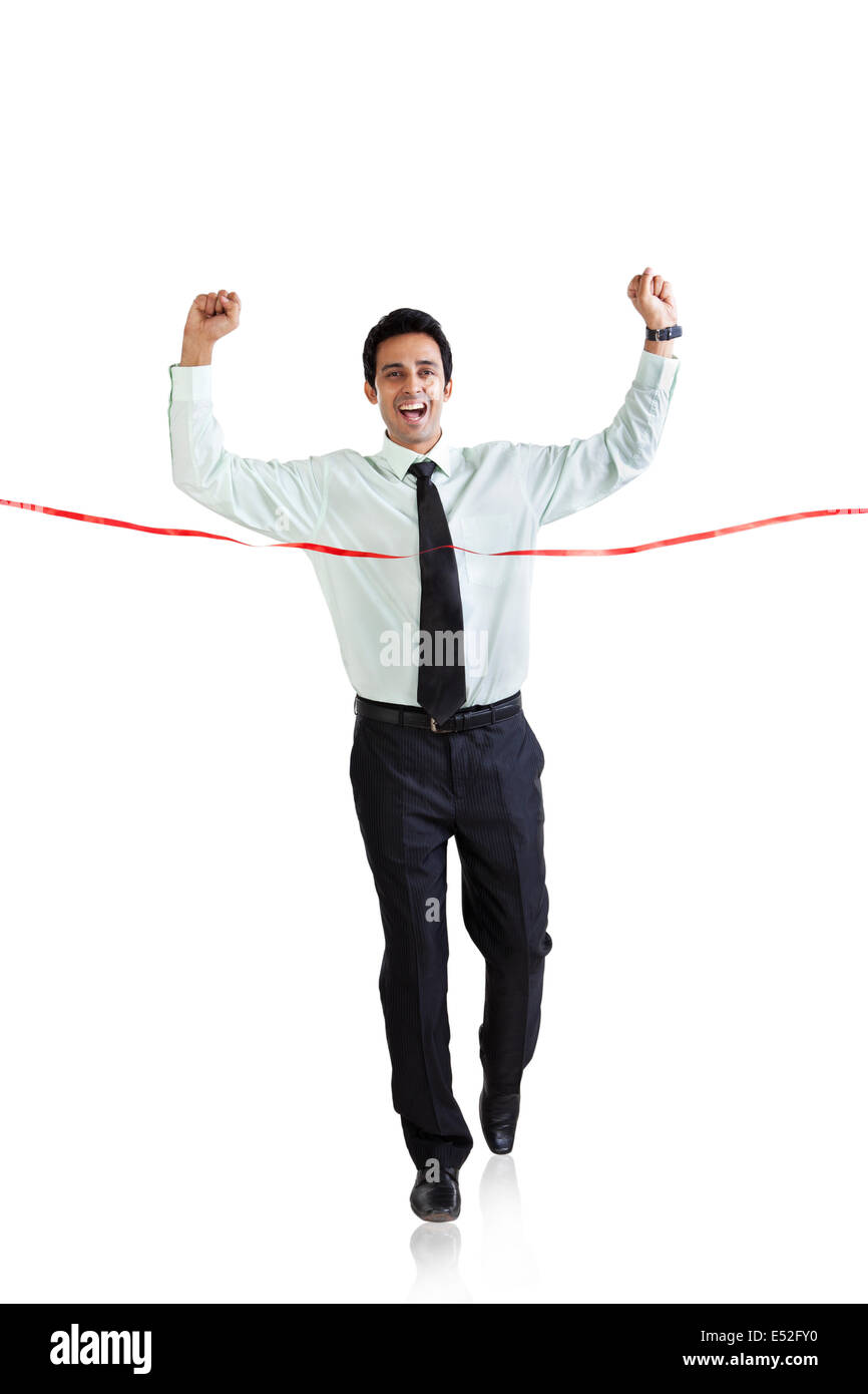 Indian crossing the finish line hi-res stock photography and images - Alamy