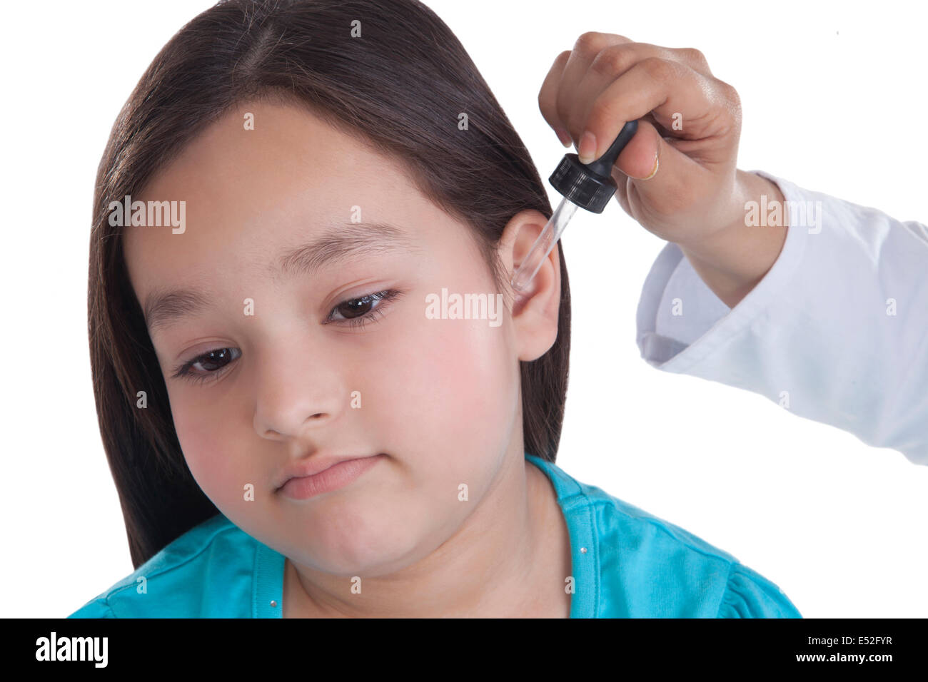 Put in the ear hi-res stock photography and images - Alamy
