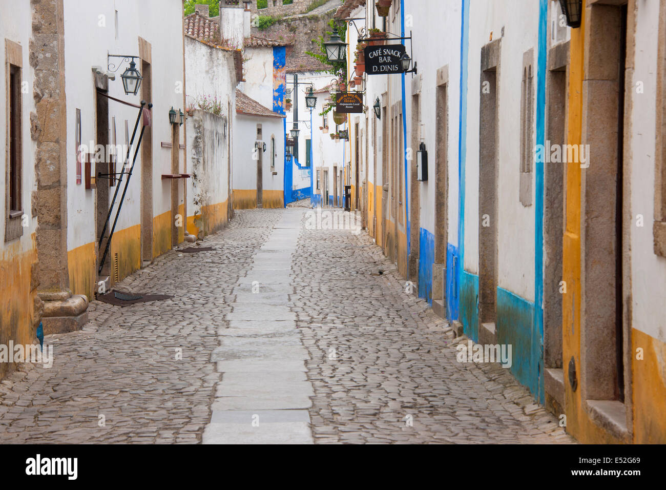 A quiet narrow street of traditional houses in the village of Sonega ...