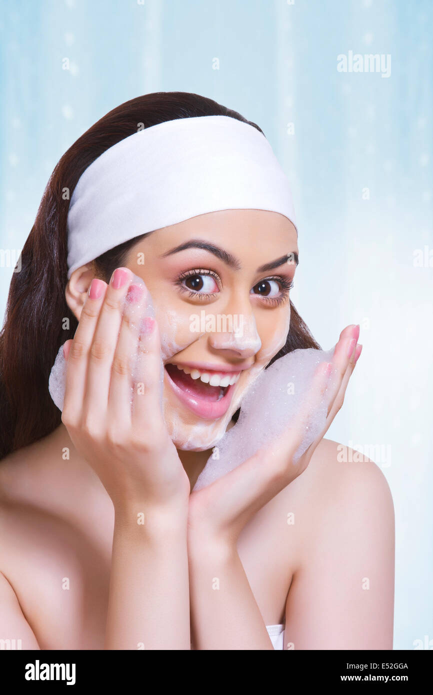 Washing mouth with soap hi-res stock photography and images - Alamy