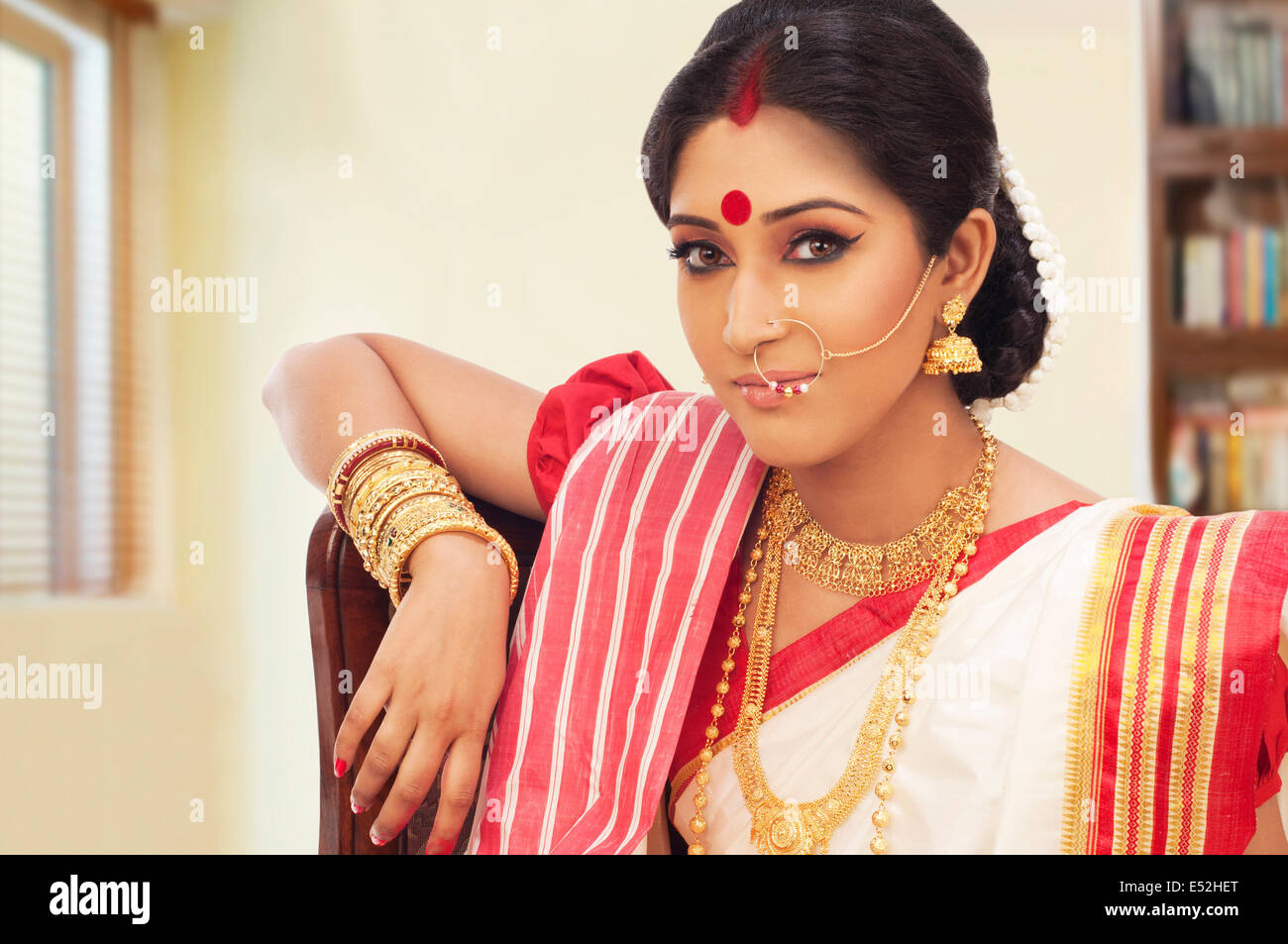 Portrait of a Bengali woman Stock Photo - Alamy