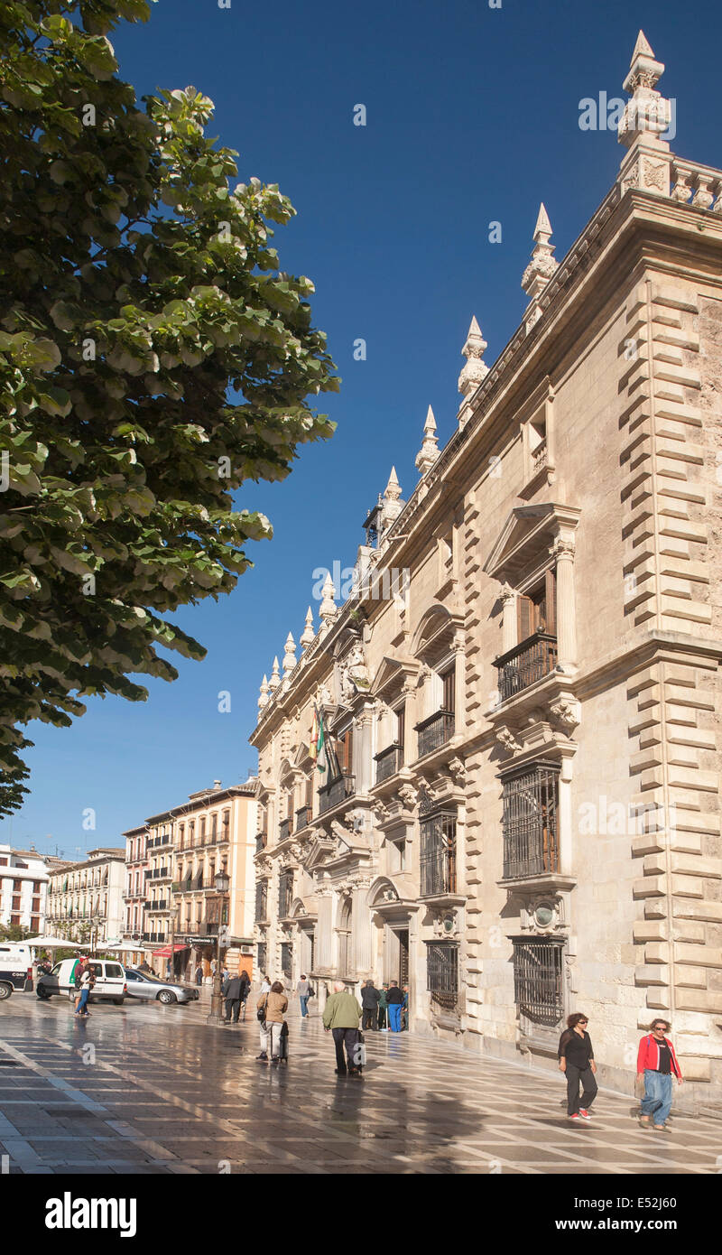 Real Chancilleria, Royal Chancellory building in Plaza Neuva, Granada ...