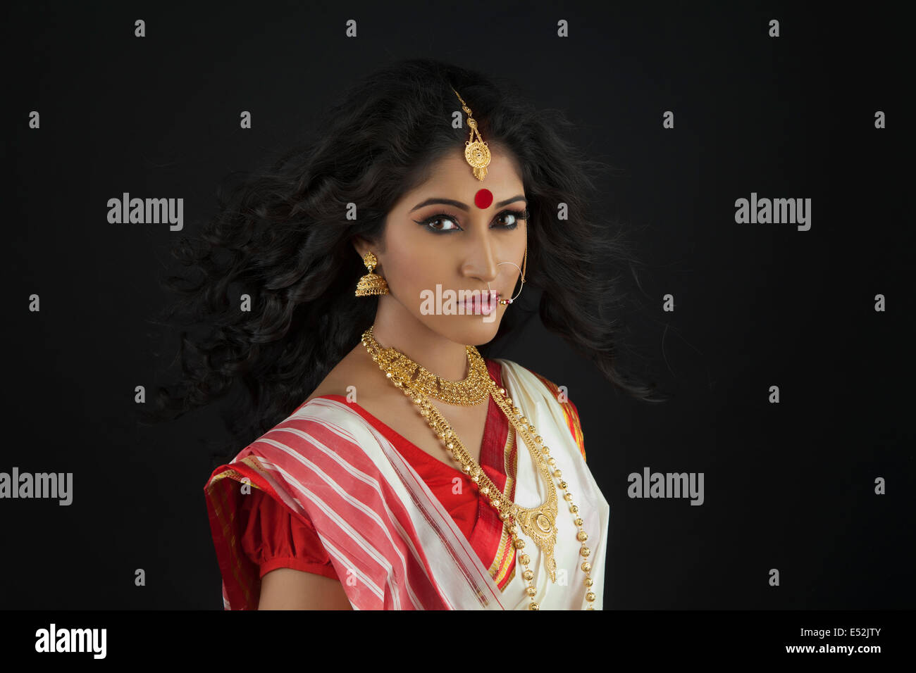 Portrait of a Bengali woman Stock Photo - Alamy
