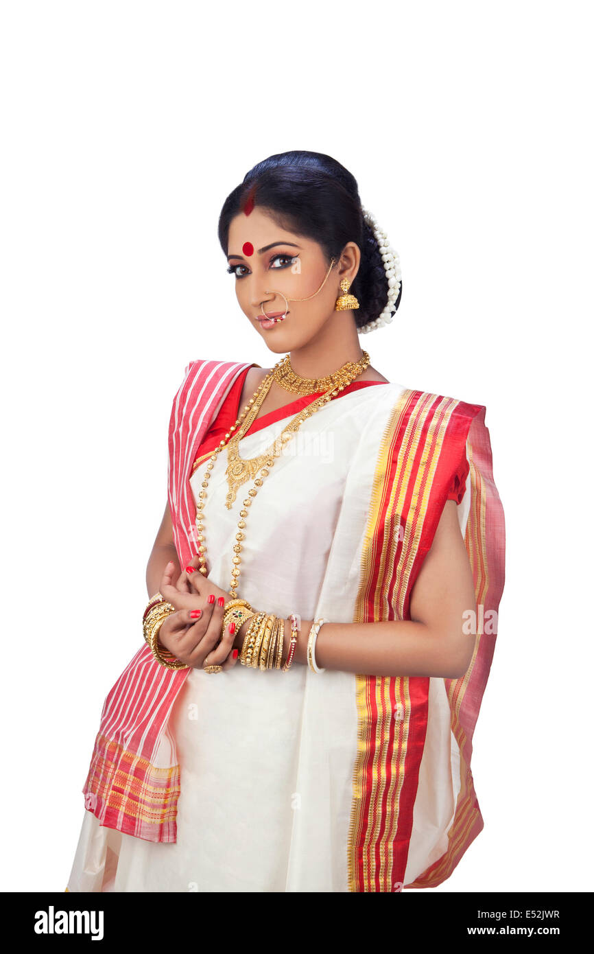 Portrait of a Bengali woman Stock Photo - Alamy