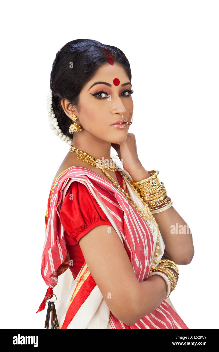 Portrait of a Bengali woman Stock Photo - Alamy