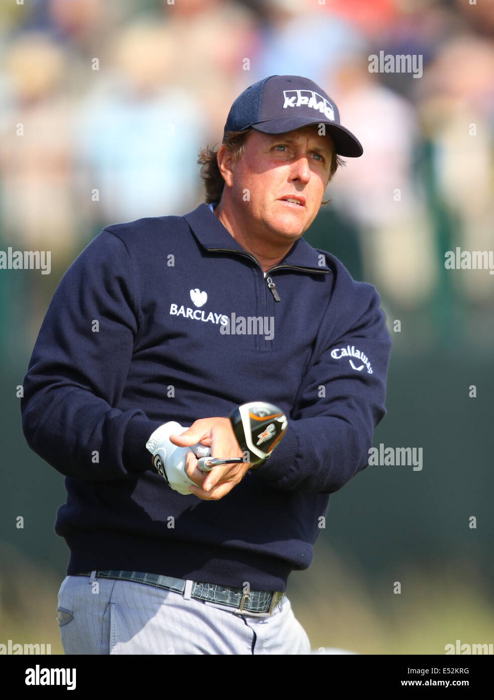 PHIL MICKELSON BRITISH OPEN GOLF CHAMPIONSHIP ROYAL LIVERPOOL GOLF CLUB ...