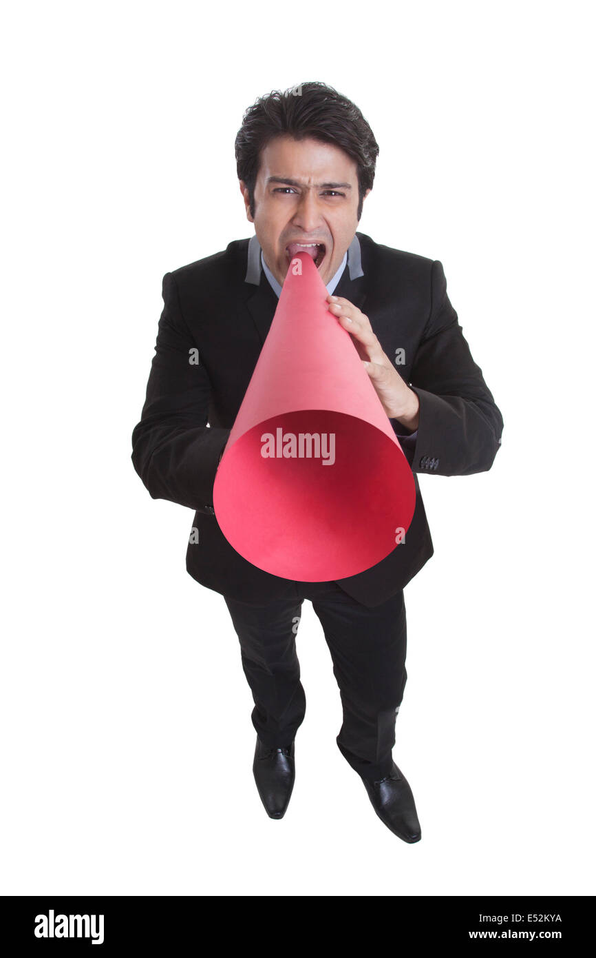 Angry paper indian man studio hi-res stock photography and images - Alamy