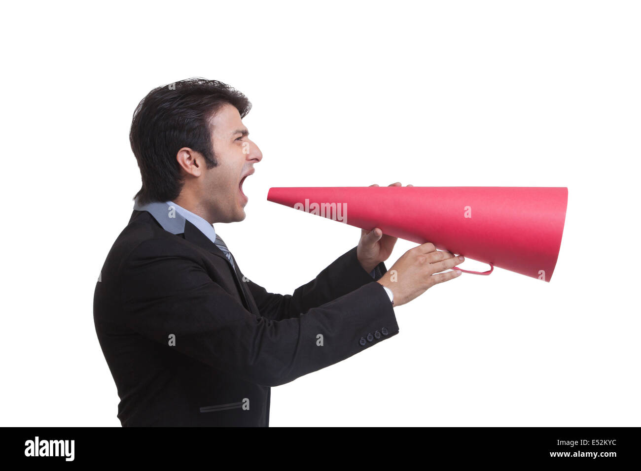 Businessman looking pictures Cut Out Stock Images & Pictures - Alamy