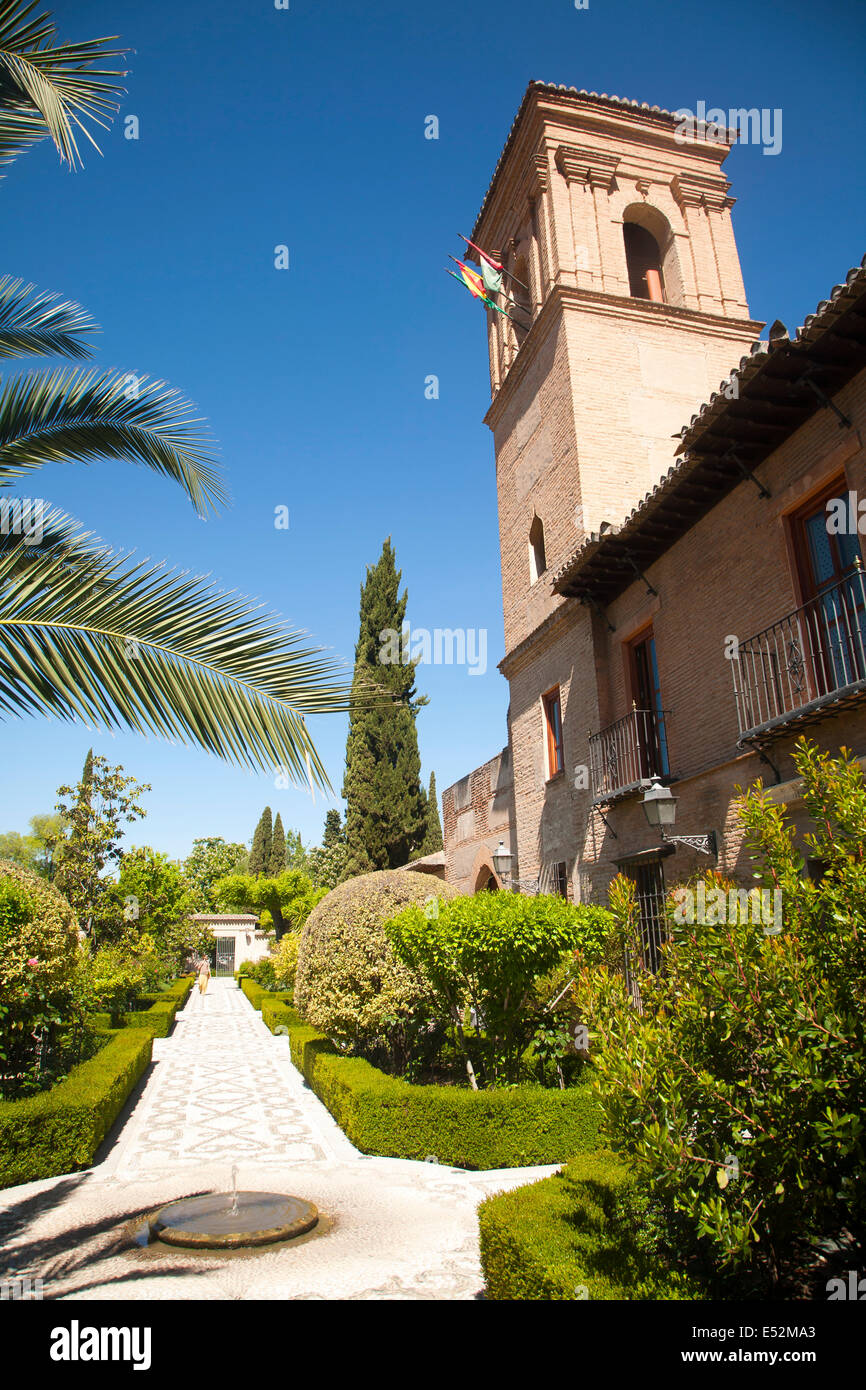 Parador hotel former convent of San Francisco, the Alhambra complex ...