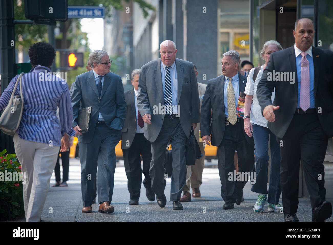 Manhattan, New York, USA. 17th July, 2014. MTA Chairman THOMAS ...