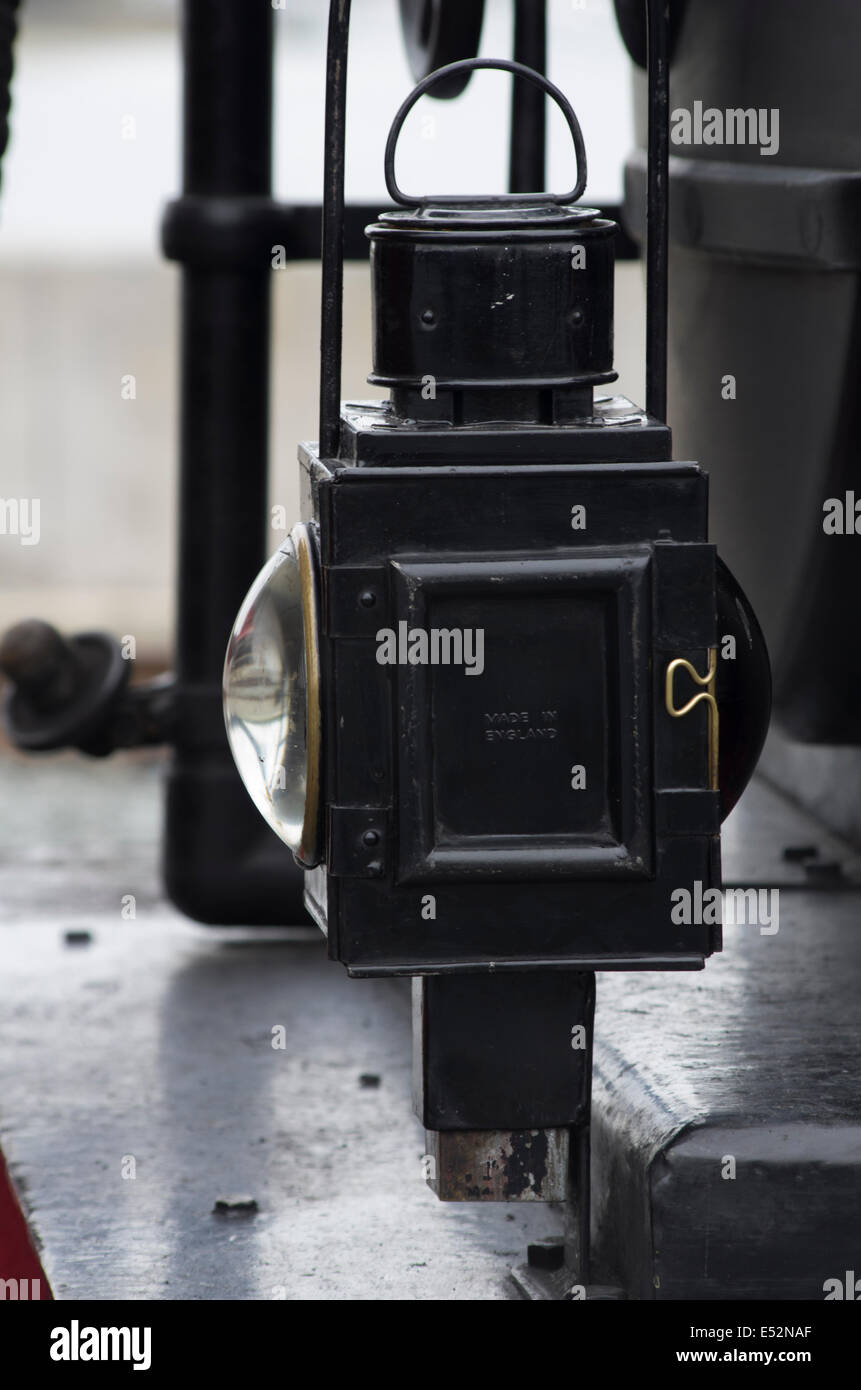 Rail lamp of the Welsh Highland Railway Stock Photo - Alamy