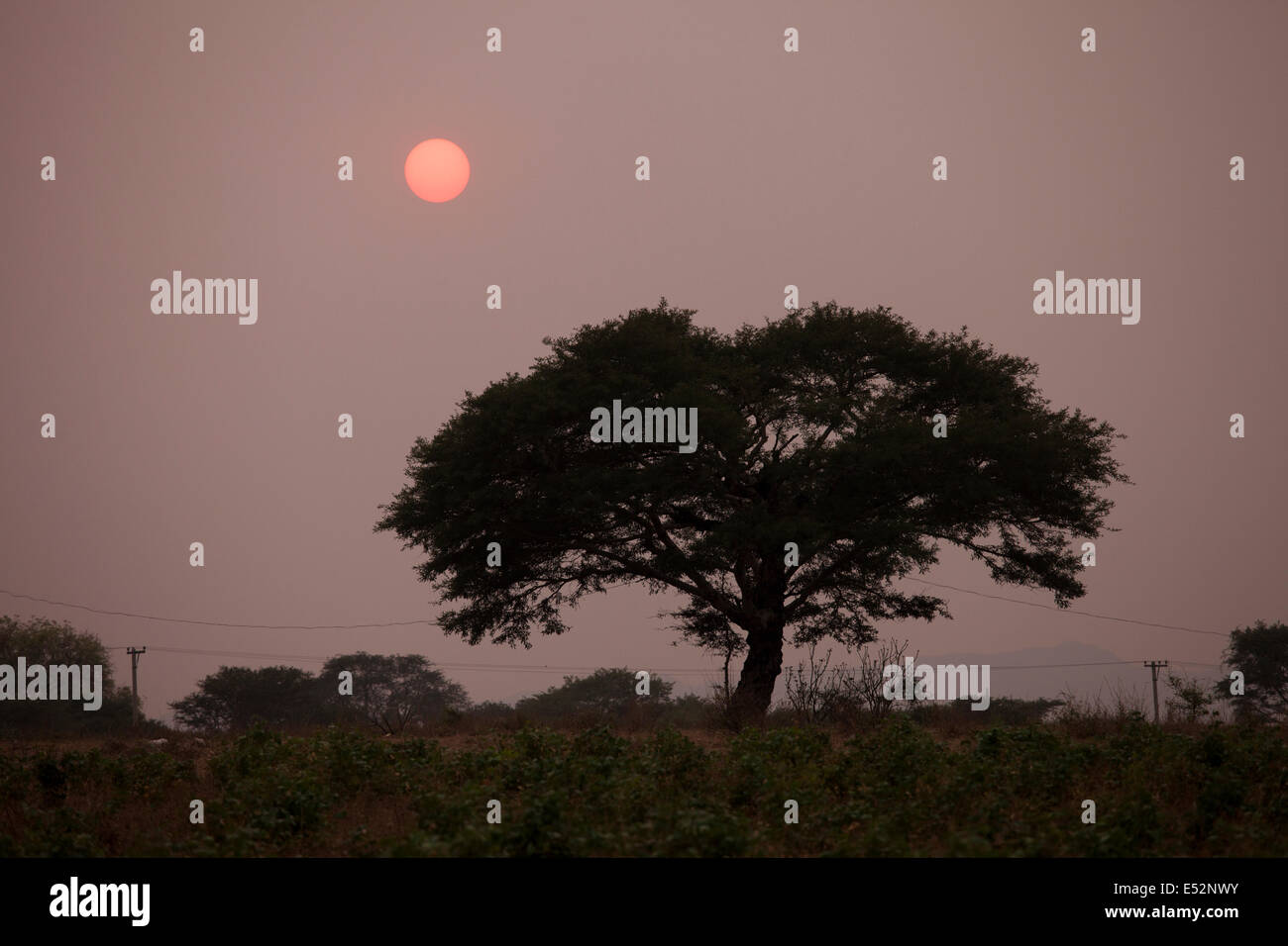 Setting sun through ruins hi-res stock photography and images - Alamy