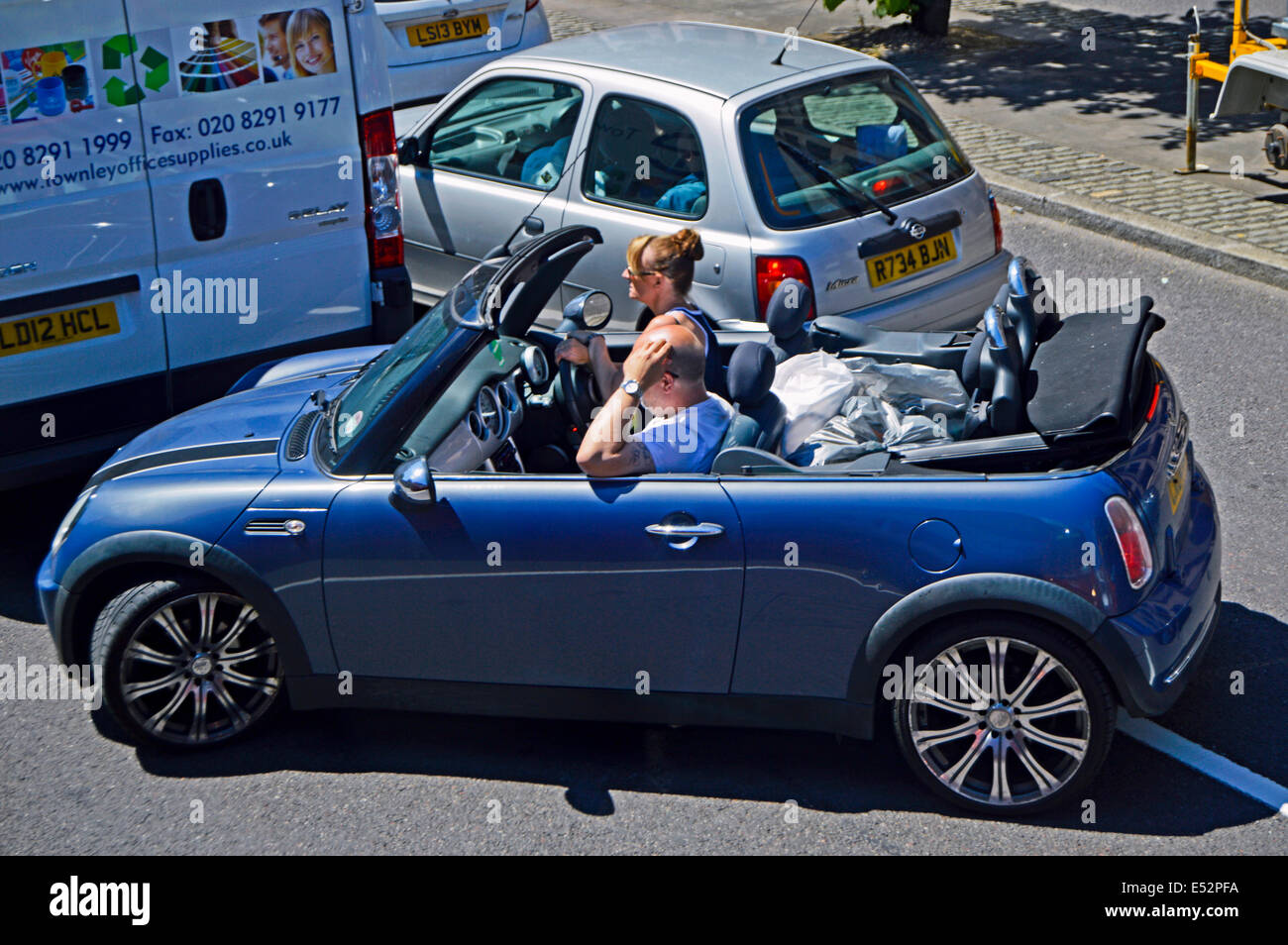Convertible mini cooper hi-res stock photography and images - Alamy