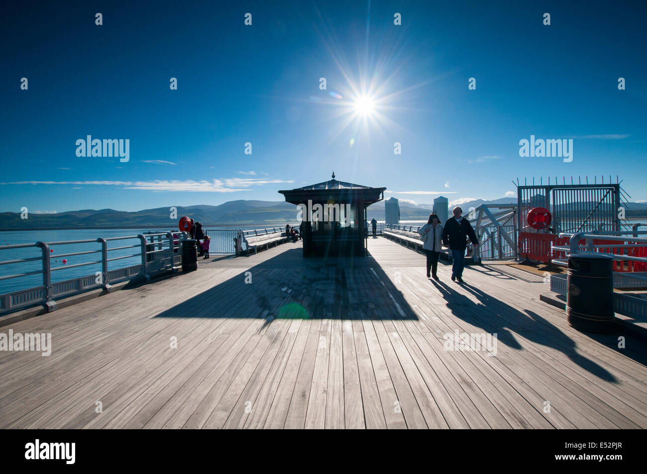 Beaumaris Pier, Anglesey Wales UK Stock Photo - Alamy