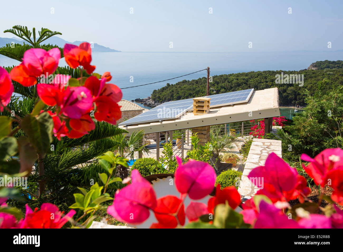 Solar panels greece hi-res stock photography and images - Alamy