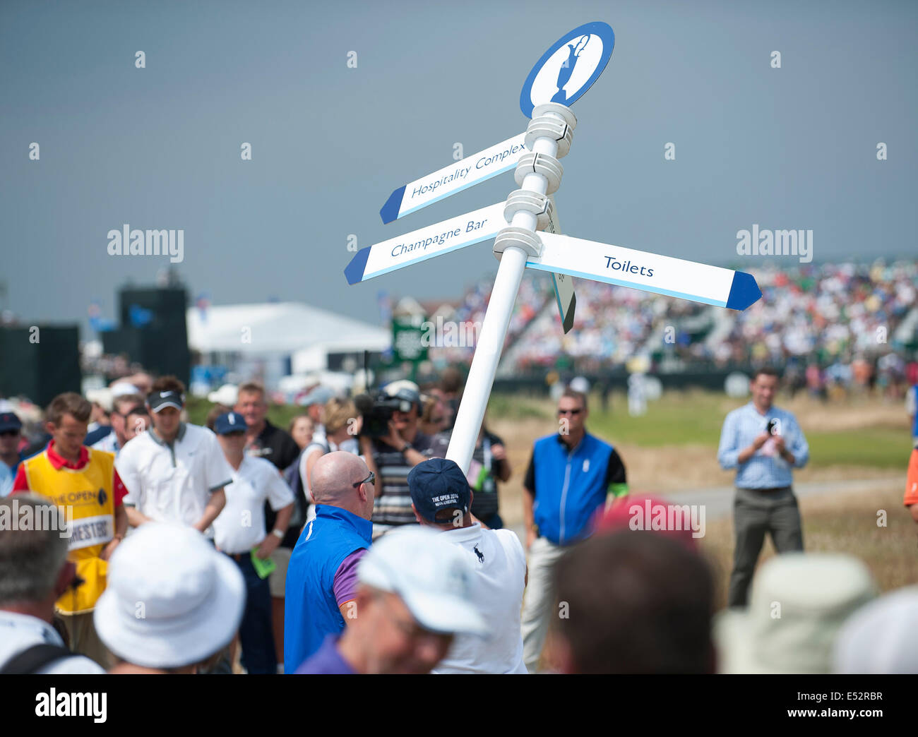 Hoylake, UK. 18th July, 2014. The Open Golf Championship. Ashley ...