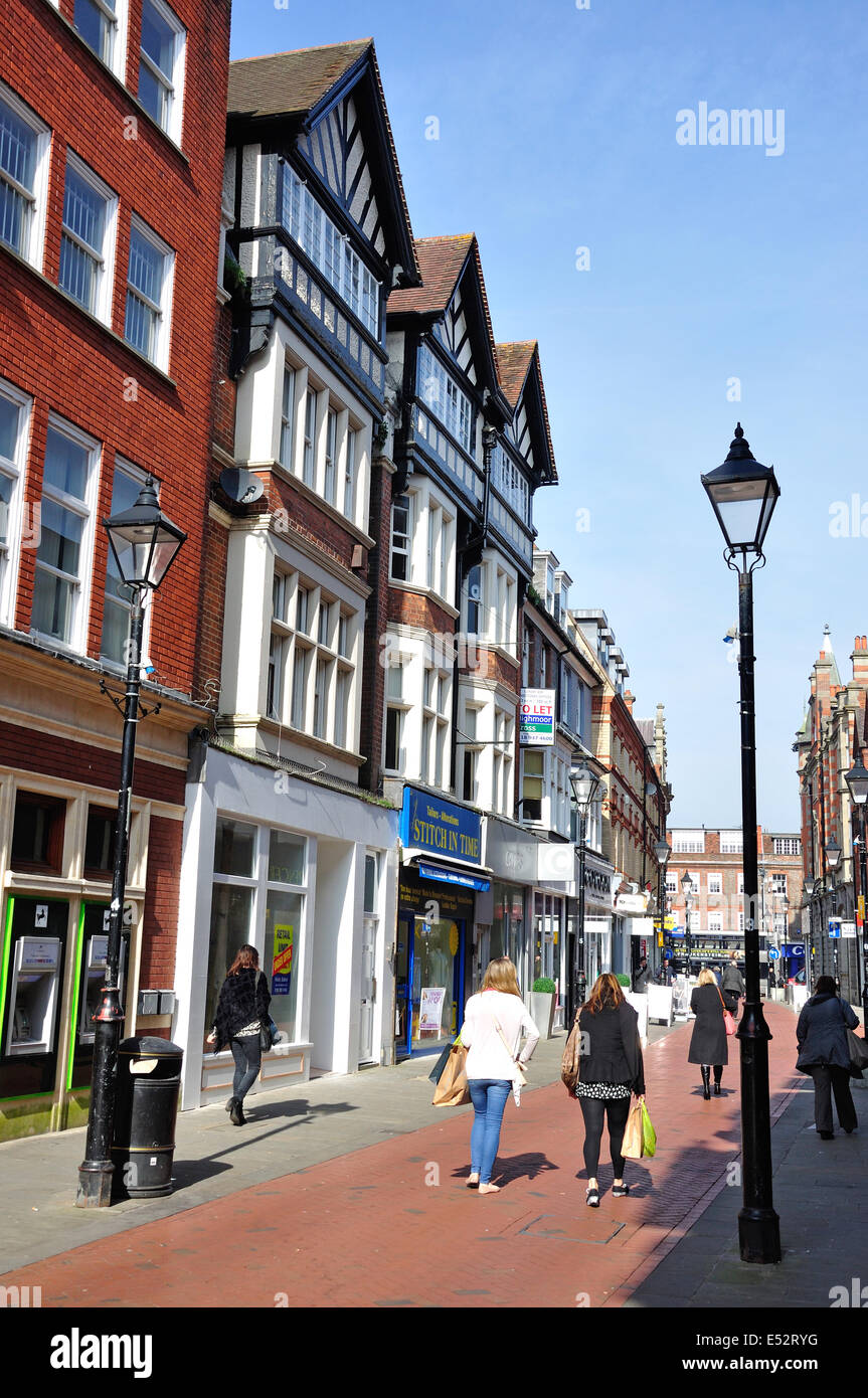 Cross Street, Reading, Berkshire, England, United Kingdom Stock Photo ...
