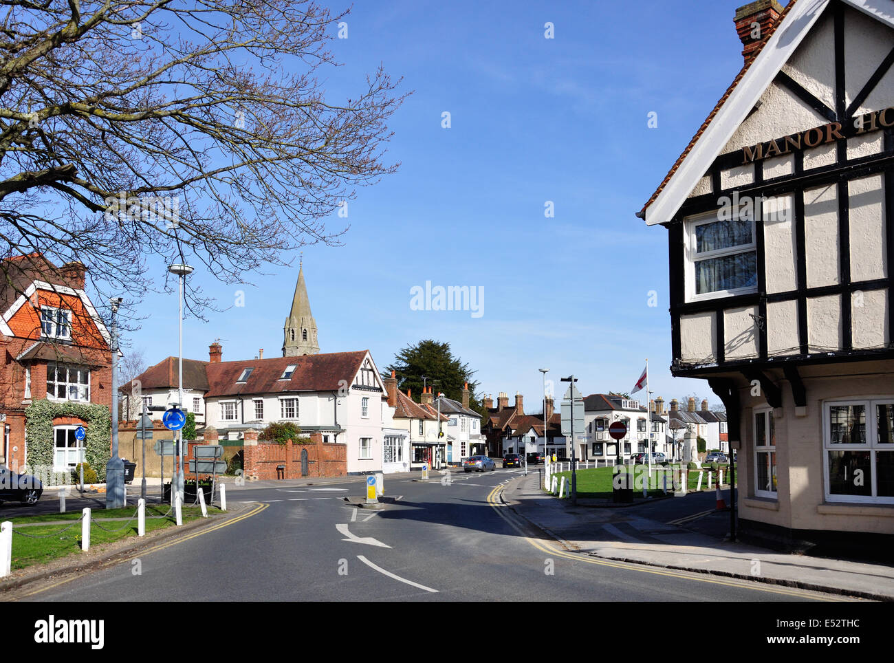 High Street, Datchet, Berkshire, England, United Kingdom Stock Photo ...