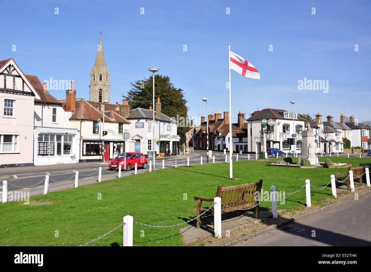 The Green, Datchet, Berkshire, England, United Kingdom Stock Photo - Alamy