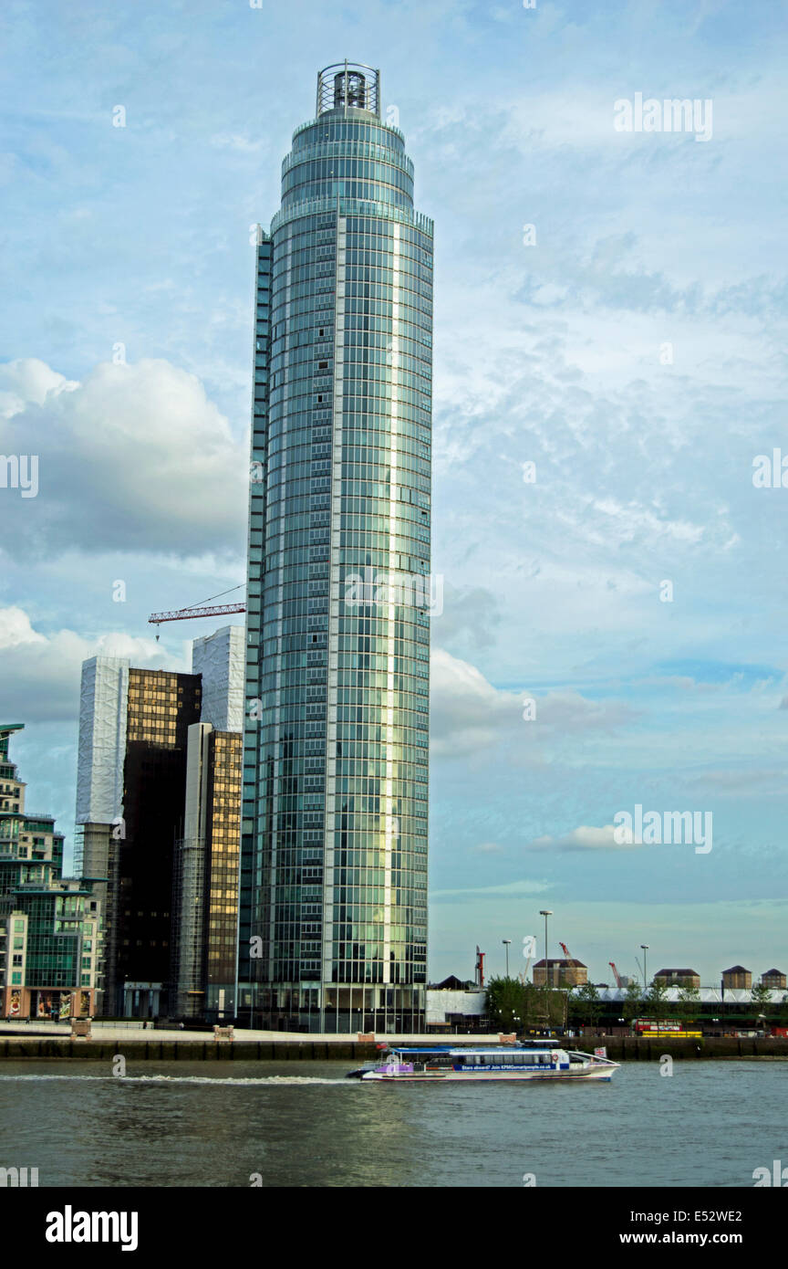 The St. George Wharf Tower (Vauxhall Tower) part of the St George Wharf ...