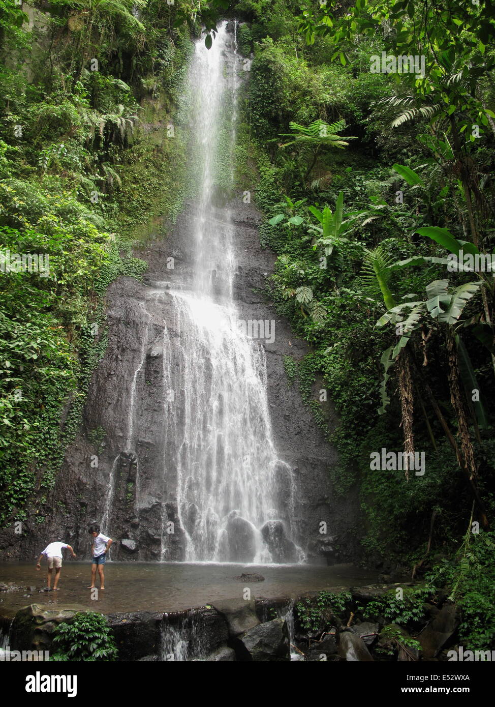 A waterfall in Bogor, Indonesia Stock Photo - Alamy