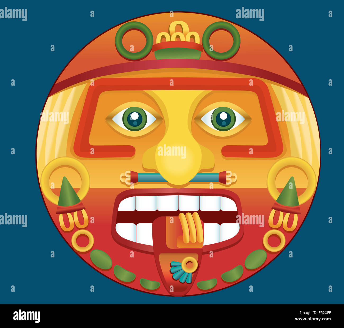 Aztec calendar mexico hi-res stock photography and images - Alamy