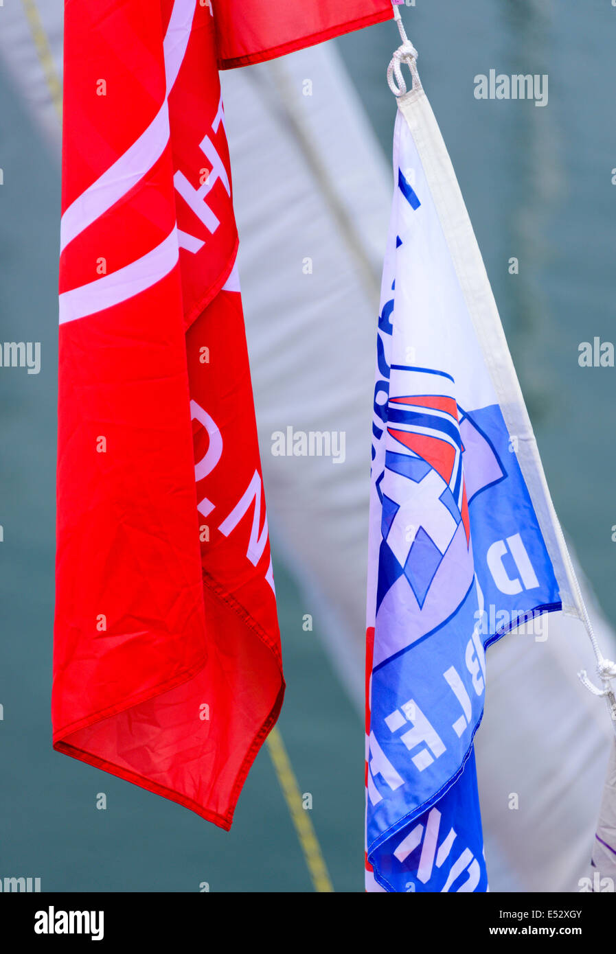 Flag flags pennant pennants hi-res stock photography and images - Alamy