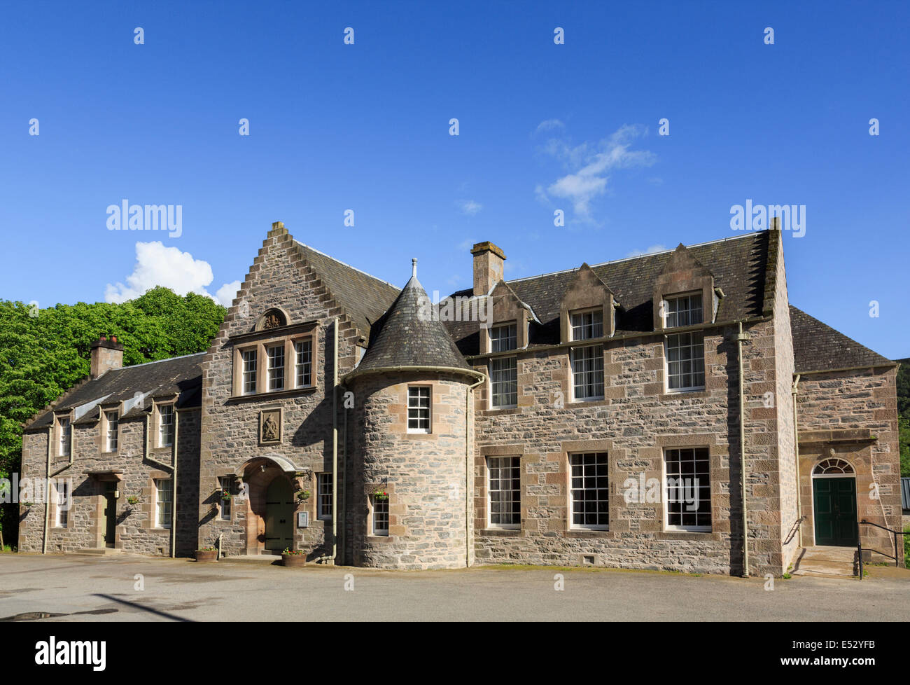 Traditional stone Village Hall 1907 listed building in Blair Atholl ...