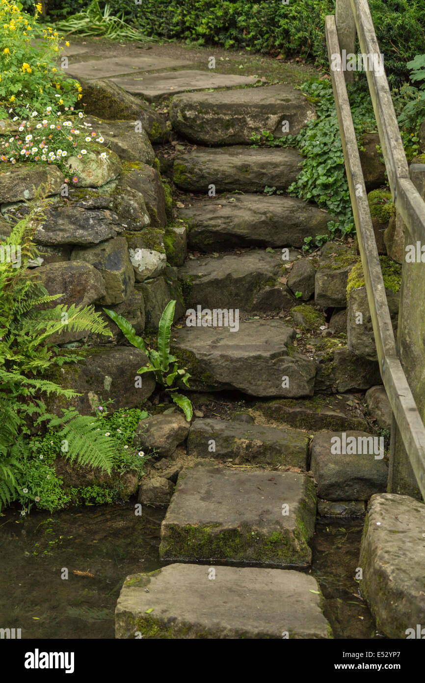 Stepping stone bridge hi-res stock photography and images - Alamy