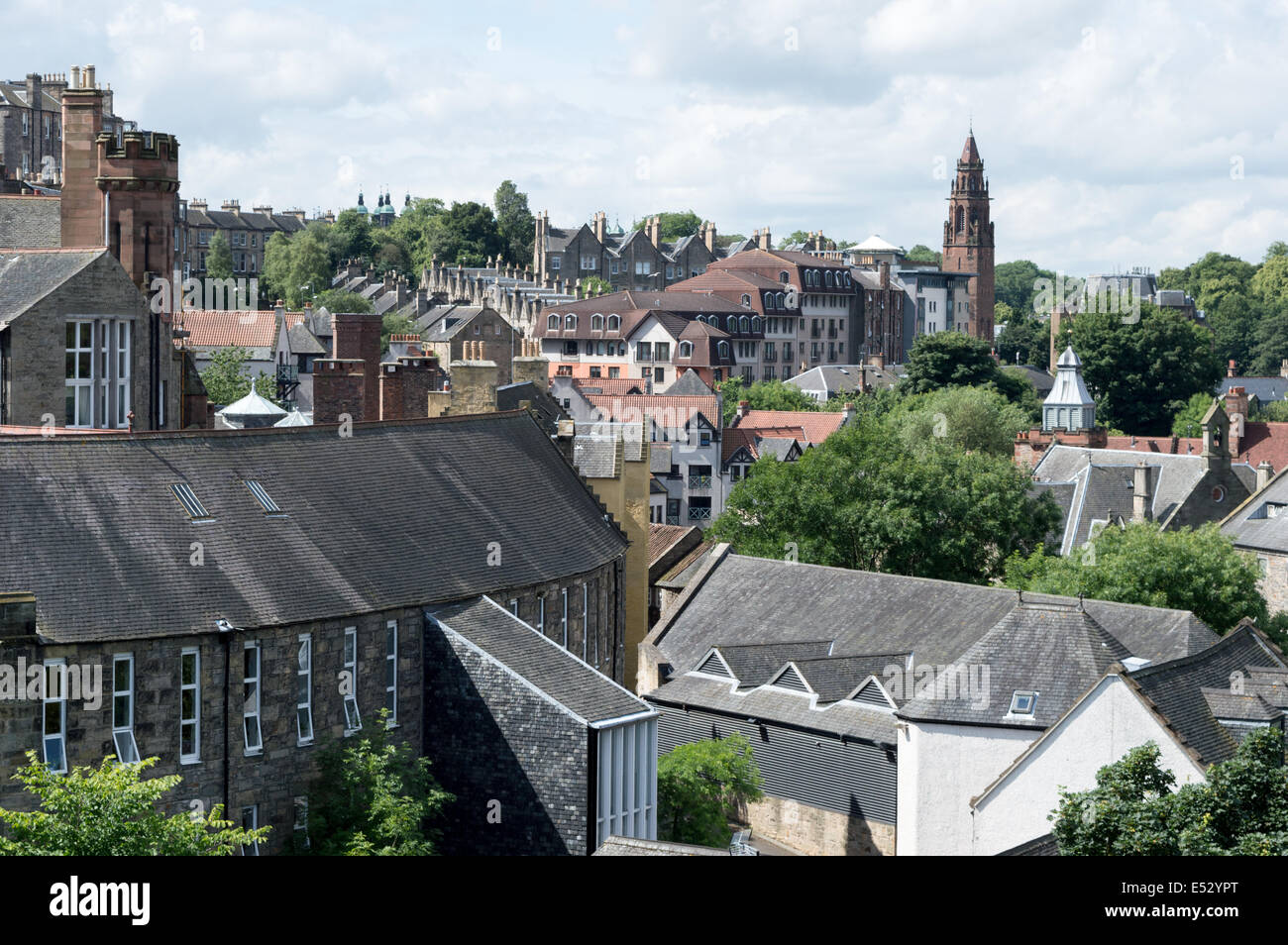 Dean Village viewed from Dean Bridge Edinburgh Stock Photo - Alamy