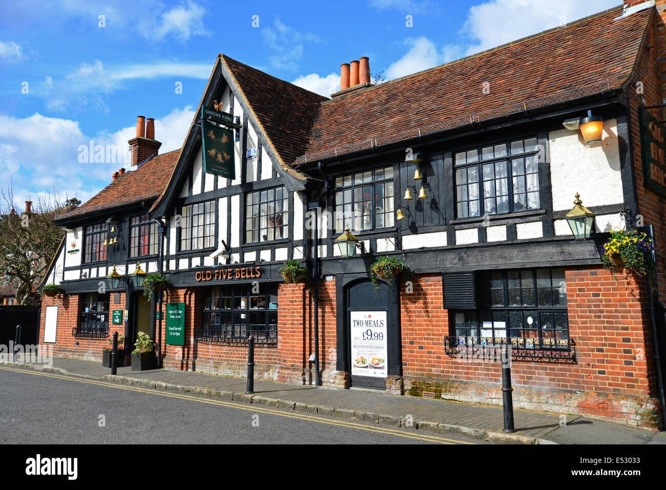 The Old Five Bells Pub, Church Street, Burnham, Buckinghamshire ...