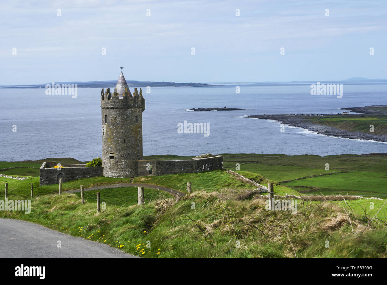 Doonagore Castle Doolin co. Clare Ireland Stock Photo - Alamy