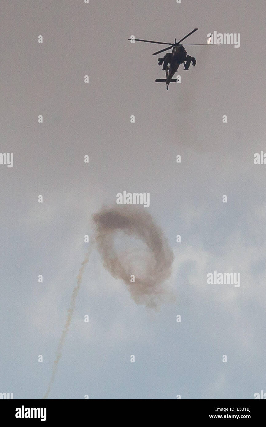 Gaza Border, Operation Protective Edge. 18th July, 2014. An Israeli ...