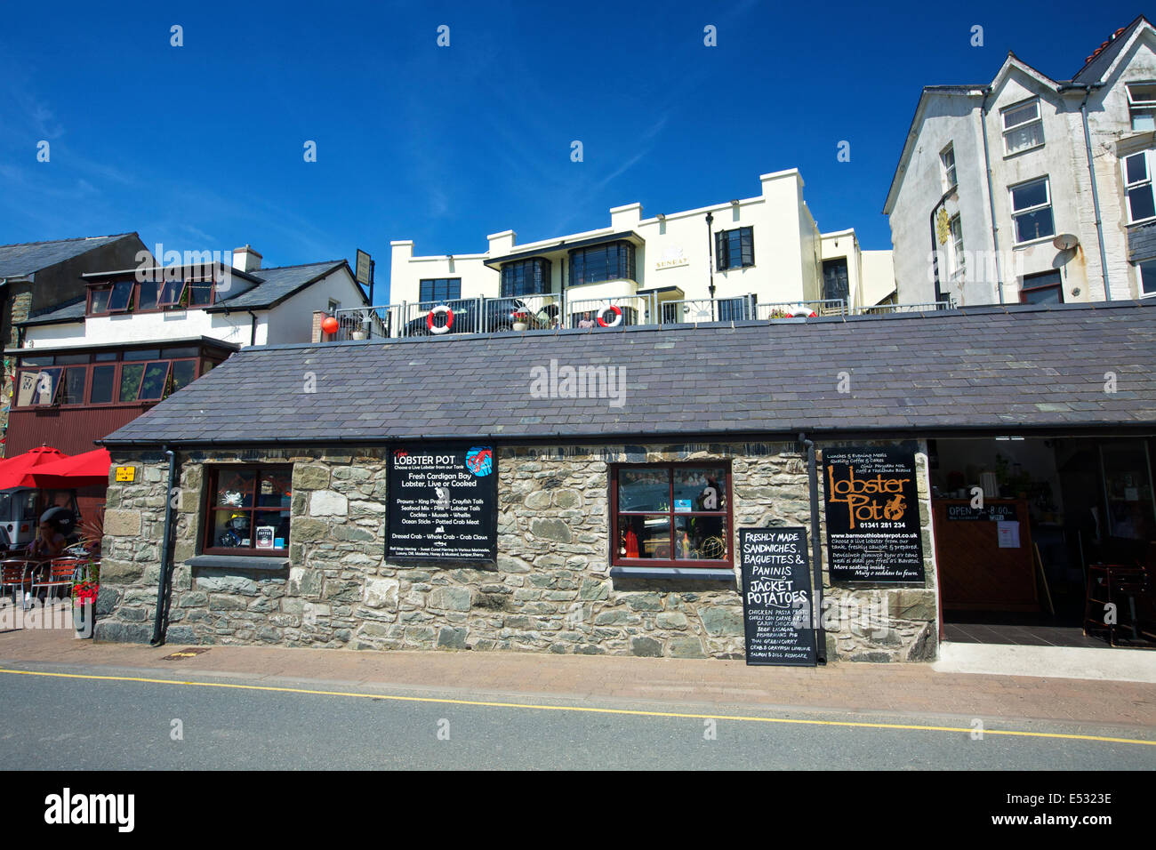 Lobster Pot Cafe Barmouth Gwynedd Wales UK Stock Photo - Alamy