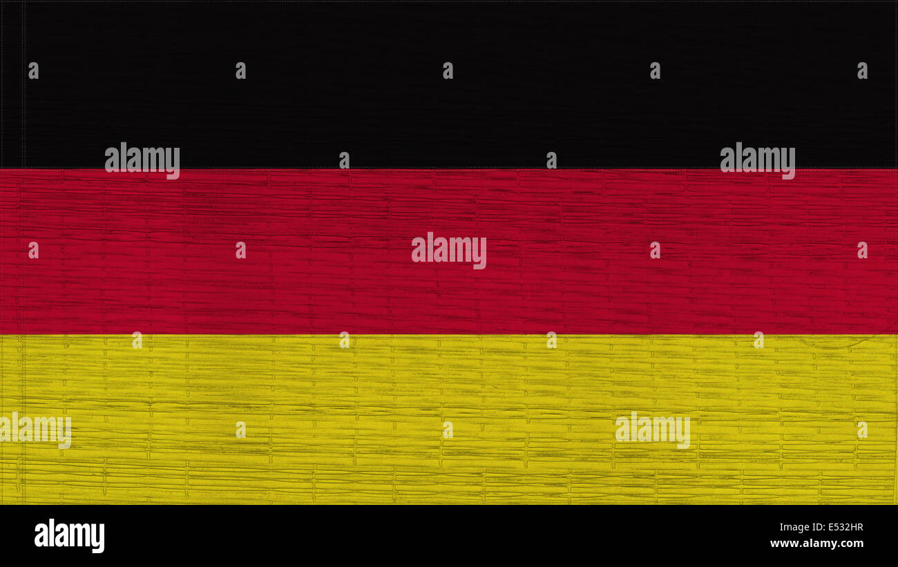 Germany Flag Japanese mats texture Stock Photo - Alamy