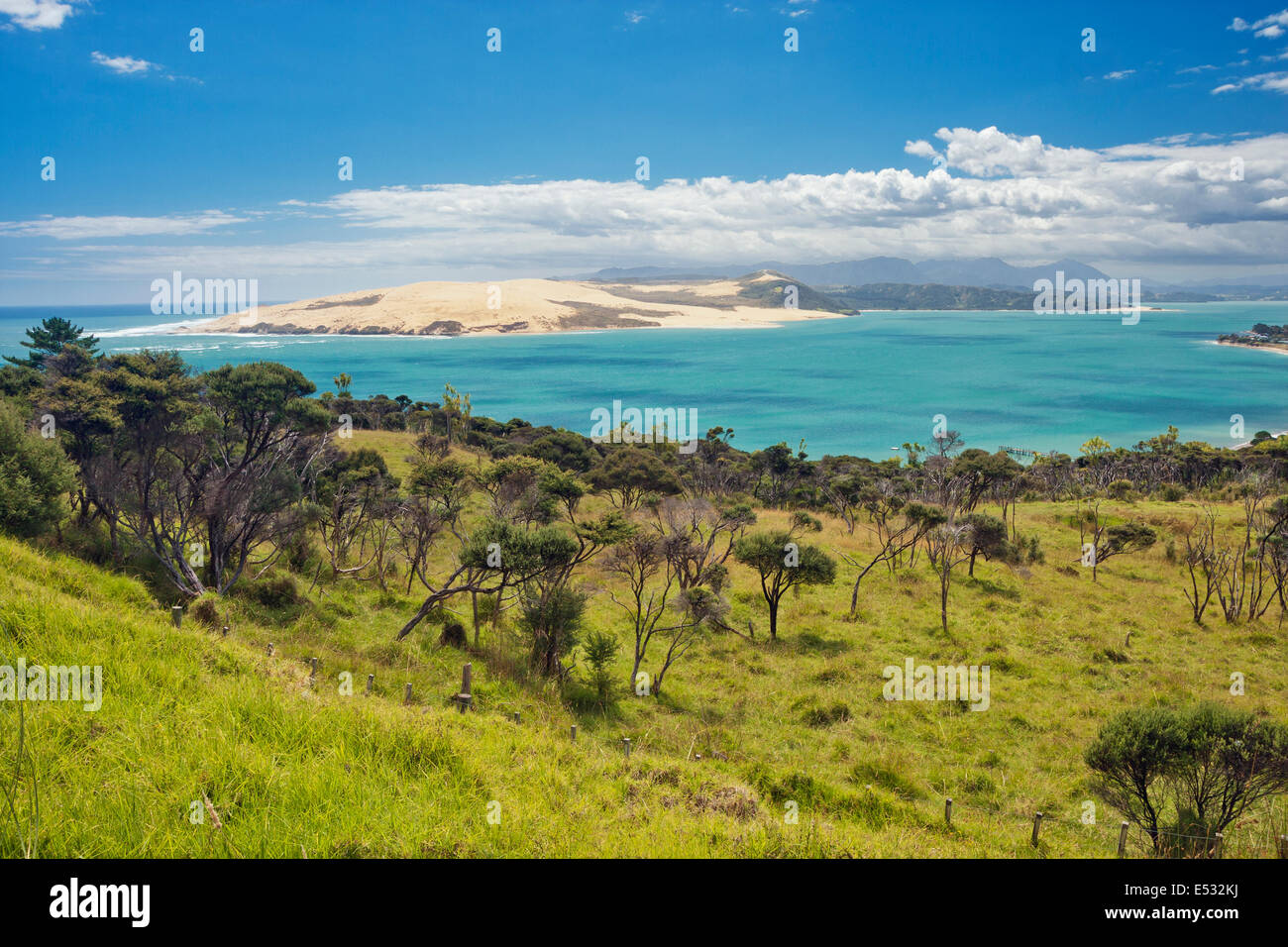 Entrance of Hokianga Harbour Stock Photo - Alamy