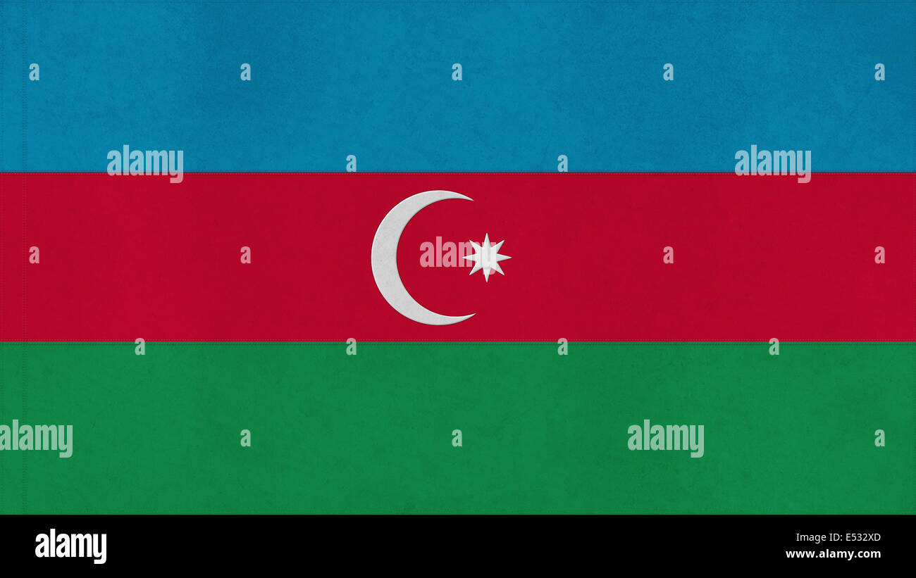 Azerbaijan flag texture with seam Stock Photo - Alamy