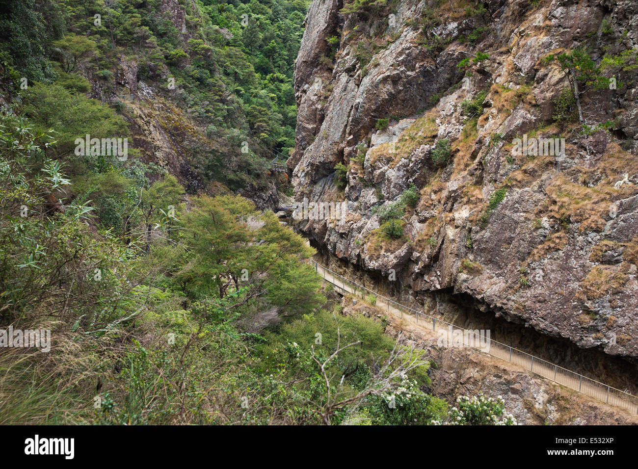 Narrow passage in the gorge Stock Photo - Alamy