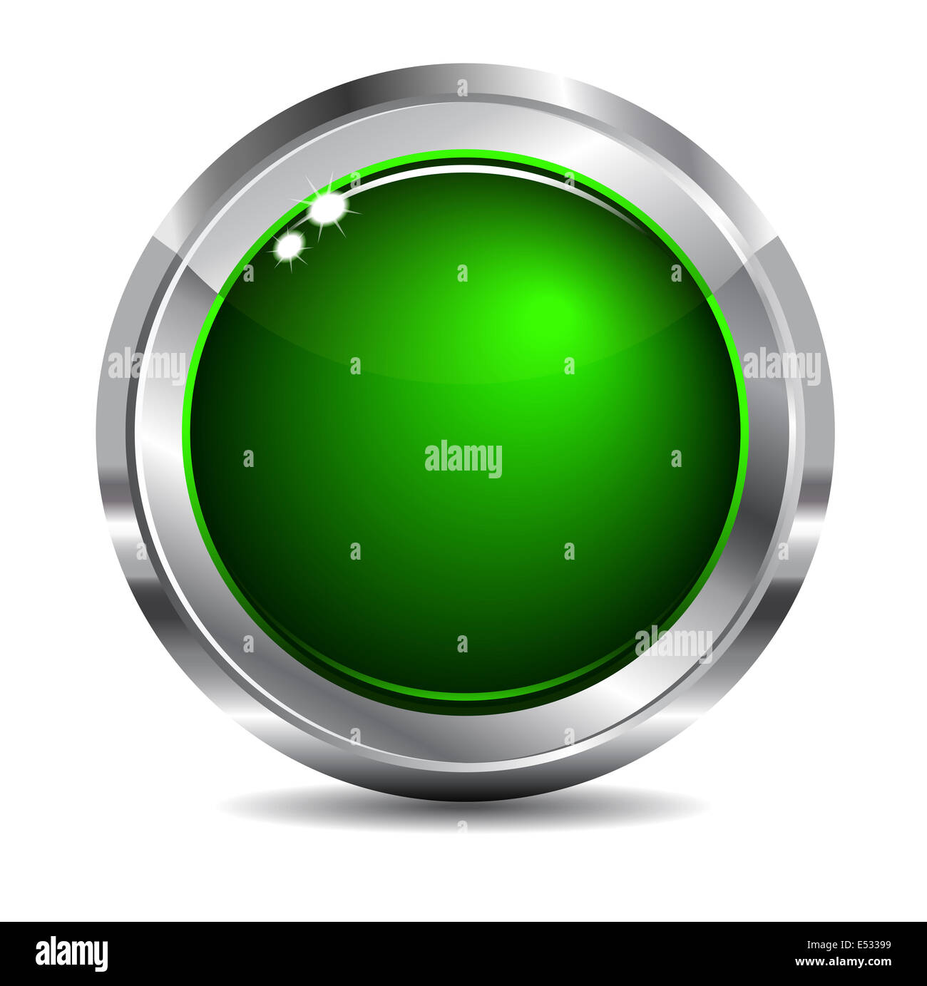Blank Green Web Site and App Navigation Button Stock Photo - Alamy