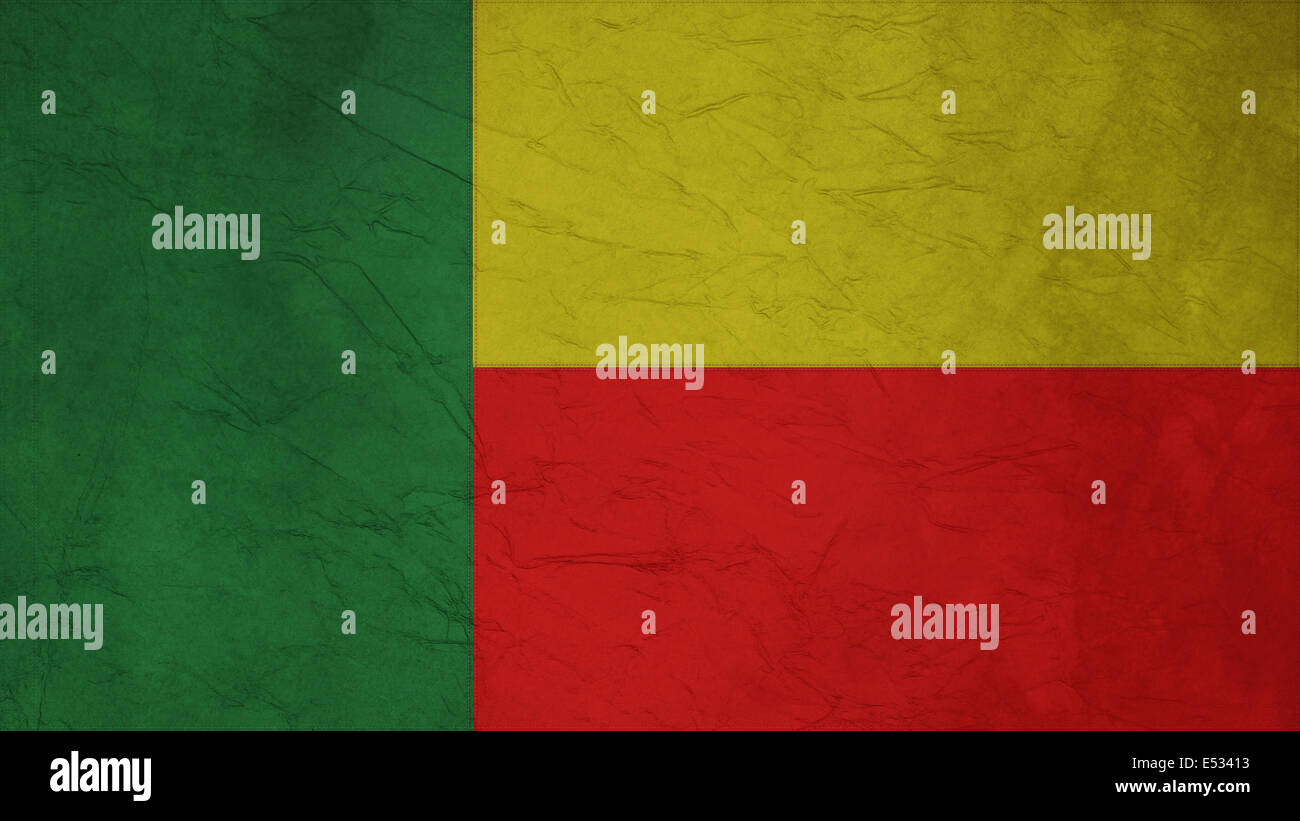 Benin paper flag hi-res stock photography and images - Alamy