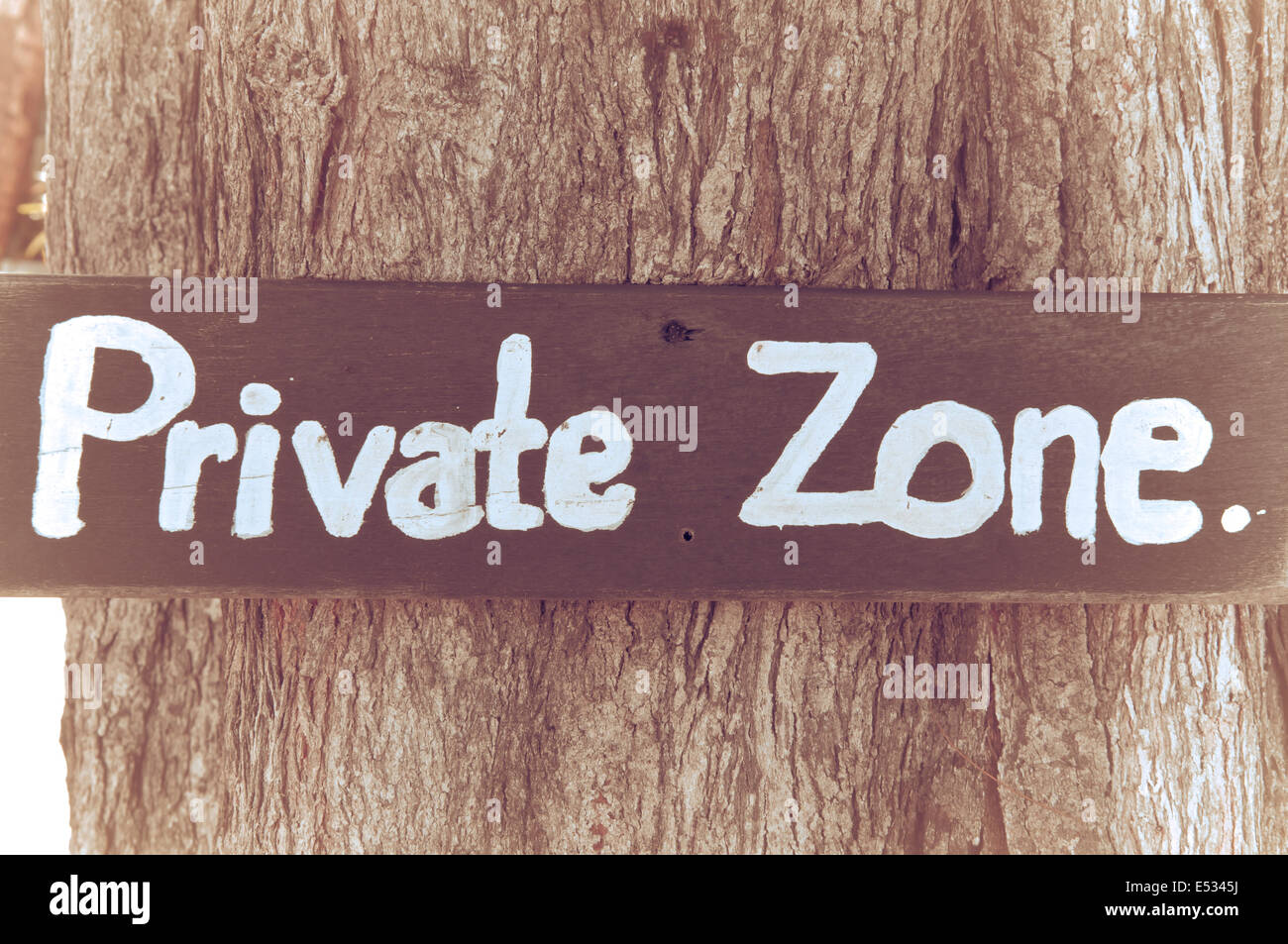 Private zone sign standing private hi-res stock photography and images ...