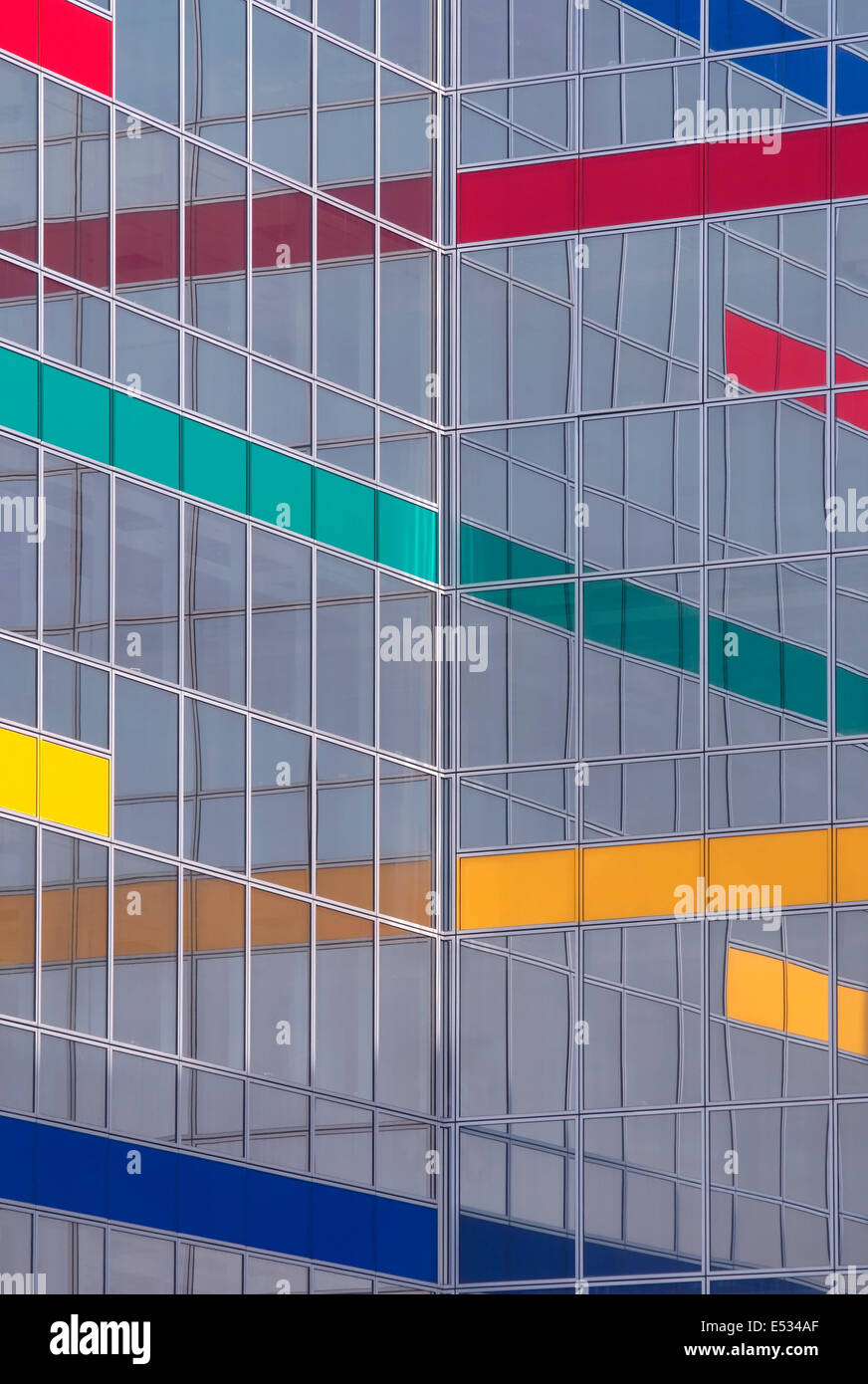 Colorful glass facade hi-res stock photography and images - Alamy